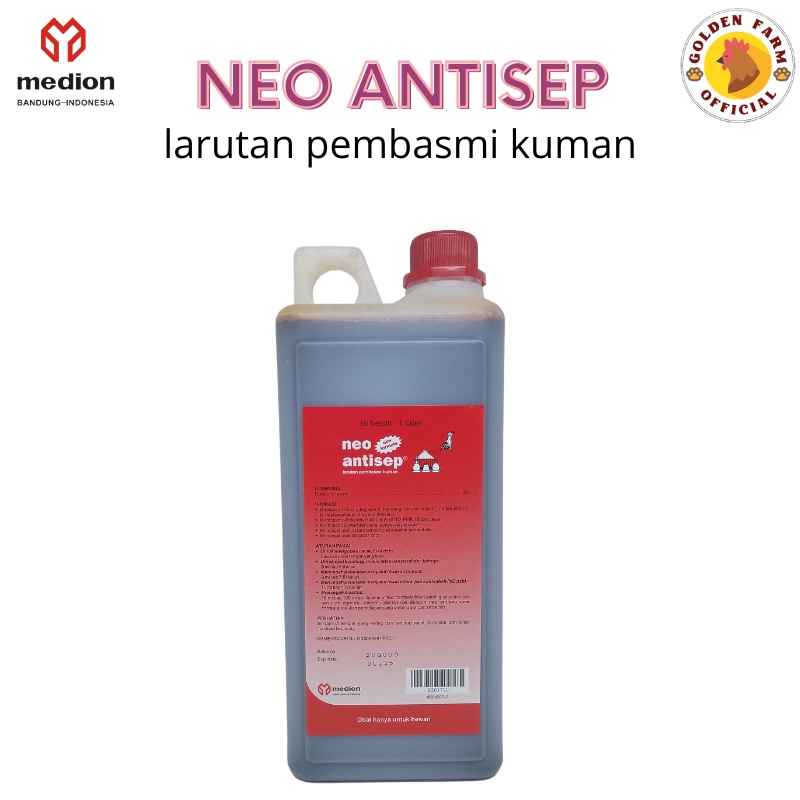 Jual Neo antisep new formula 1 Liter- desinfektan untuk Peternakan ...