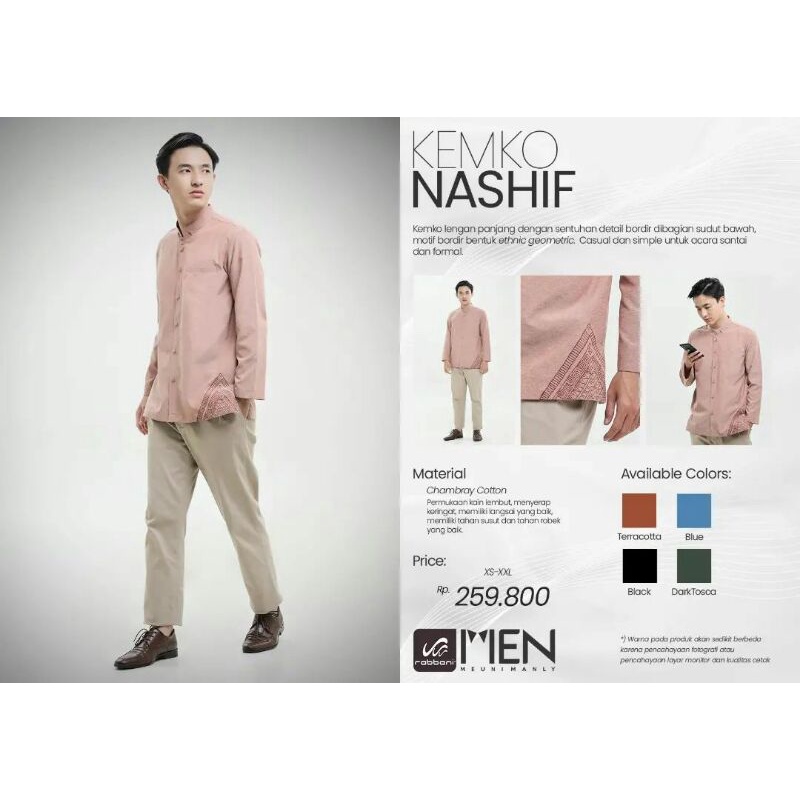 Jual Kemko Nashif Rabbani - Baju Koko Rabbani - Kemeja Koko Nashif ...