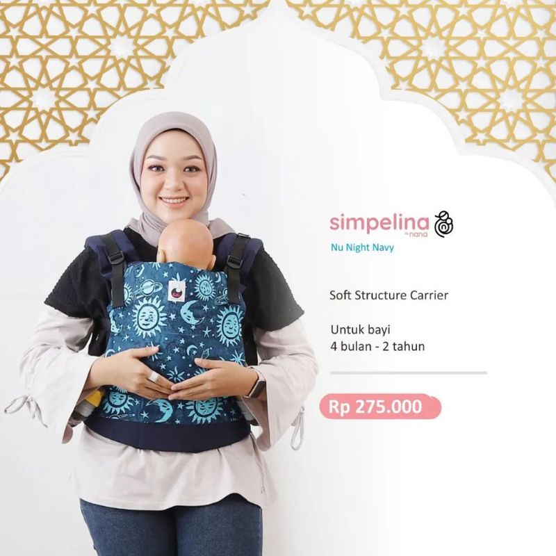 Jual Nana Babycarrier : GENDONGAN SIMPELINA SIMPLE CARRIER NIGHT ...