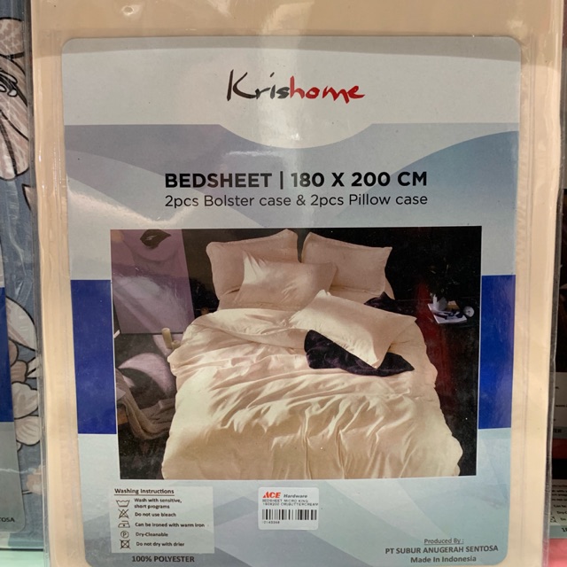 Jual Sprei Krishome Sleeplite Bedsheet Microtex Ace Hardware Include ...