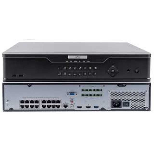 Jual NVR 16 Channel Full POE support 4 HDDs 4K Uniview NVR304-16EP-B ...