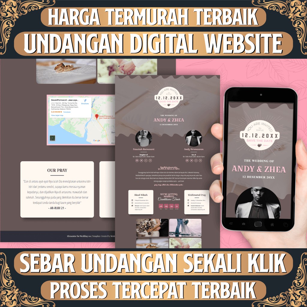 Jual UNDANGAN PERNIKAHAN / UNDANGAN NIKAH / UNDANGAN DIGITAL / UNDANGAN ... Jual UNDANGAN PERNIKAHAN / UNDANGAN NIKAH / UNDANGAN DIGITAL / UNDANGAN ...