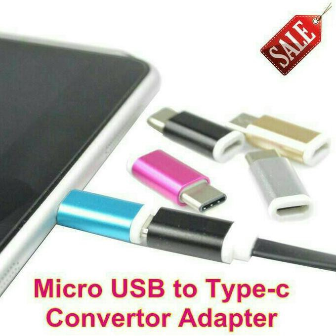 Jual CONVERTER SAMBUNGAN type C / CONNECTOR / XIAOMI type C / MICRO USB ...