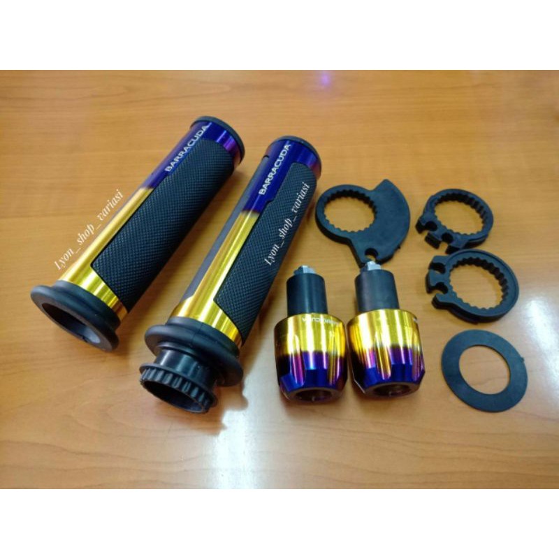 Jual Hand Grip Motor plus jalu cnc twotone (2pcs) bahan cnc impor, grip ...