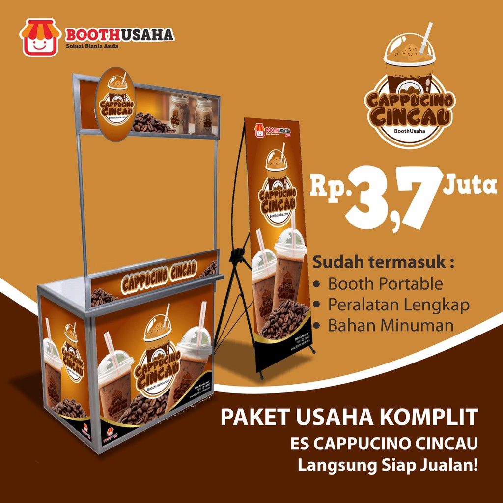 Jual PAKET USAHA CAPCIN CAPPUCINO CINCAU BOOTH PORTABLE PERALATAN CUP ...