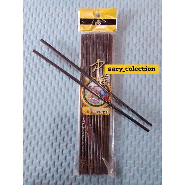 Jual Sumpit Melamine Hitam 1 Pasang | Shopee Indonesia