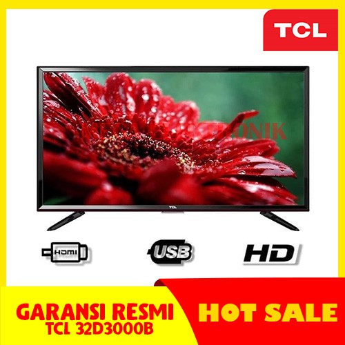 Jual TCL 32D3000B LED TV DIGITAL 32 INCH | Shopee Indonesia