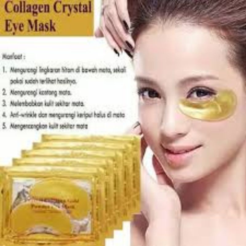 Jual MASKER MATA GOLD + COLLAGEN (Sachet) | Shopee Indonesia
