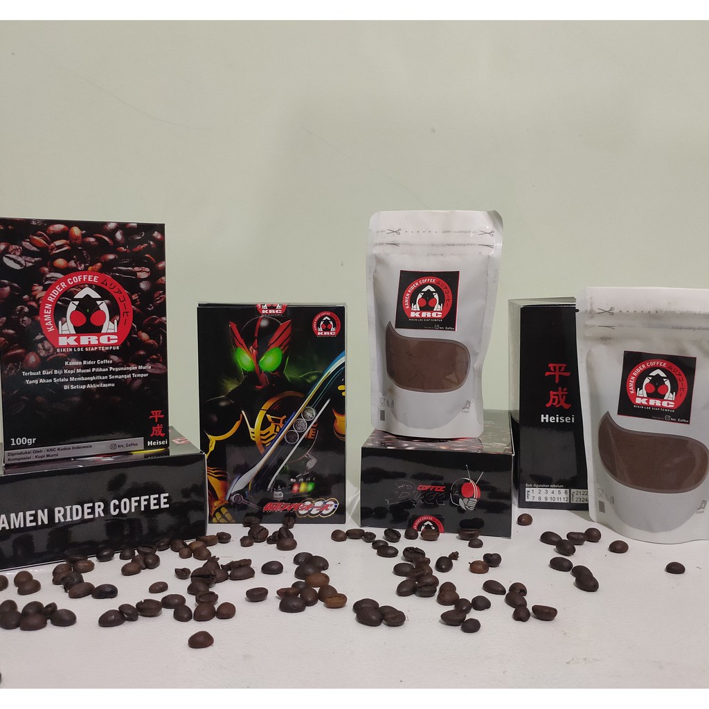 Jual Kopi Robusta Muria Kamen Rider Coffee - KRC | Shopee Indonesia