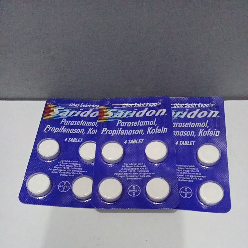 Jual Saridon 4 Tablet | Shopee Indonesia Jual Saridon 4 Tablet | Shopee Indonesia