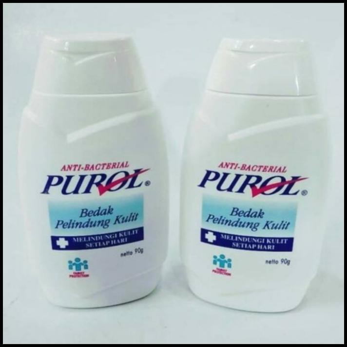 Jual Spesial Promo - Bedak Purol Anti Bacterial Biru 90 Gr | Shopee ...
