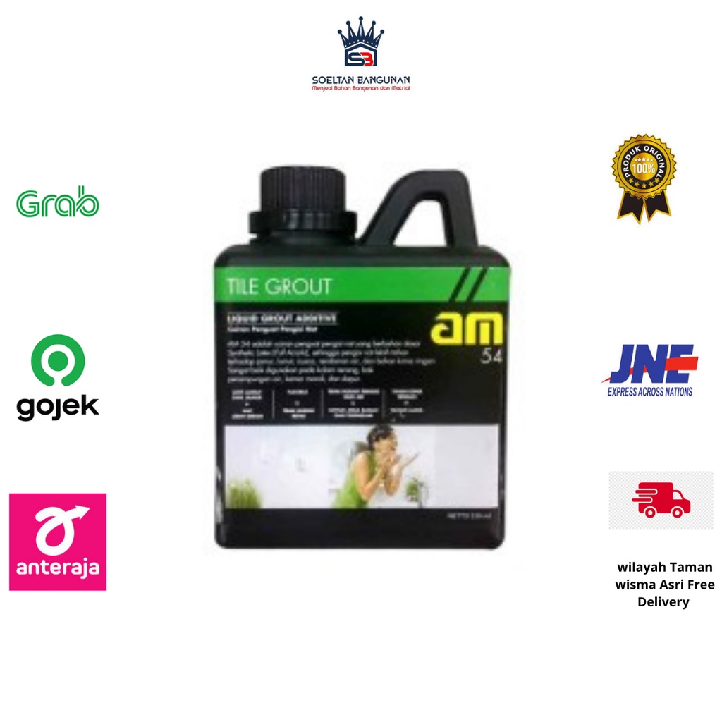 Jual AM54 am 54 Cairan Pengisi Perekat Penguat Nat Keramik Granit Grout ...
