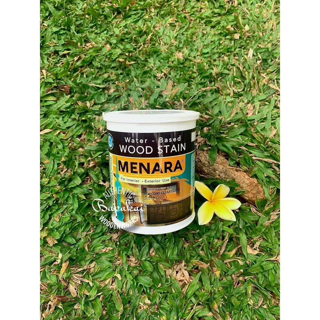 Jual Menara Wood Stain Pewarna Kayu Waterbased All Varian - BapakaiWood ...