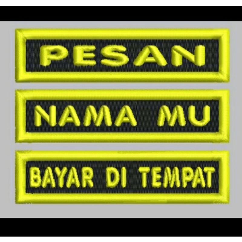 Jual nama bordil dada siswa nama bordil name tag bordil | Shopee Indonesia