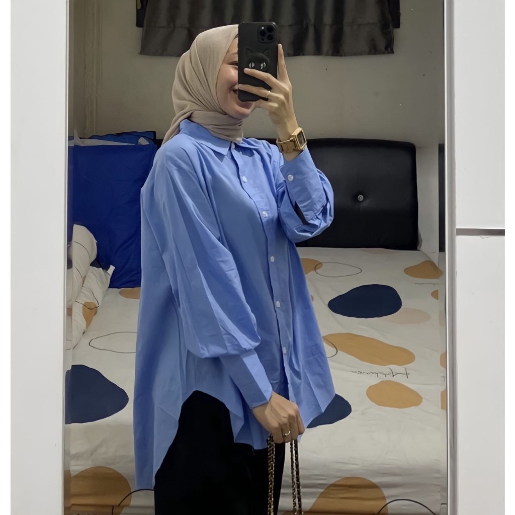 Jual AFI - EC - Devi Blouse Wanita Oversize XXL | Shopee Indonesia
