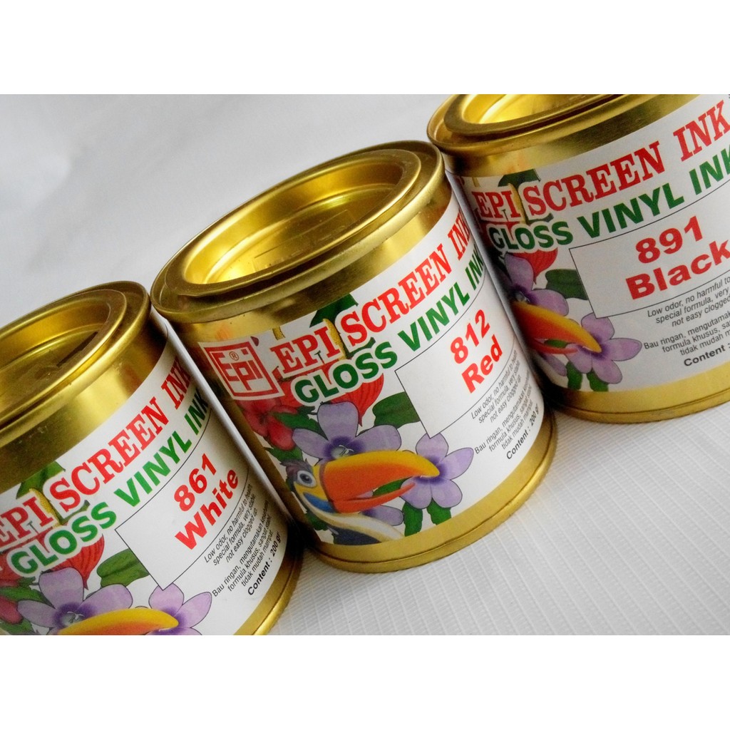 Jual Cat Tinta PVC / Vinyl Epi Screen Ink ( SOLVENT BASE) - Sablon ...