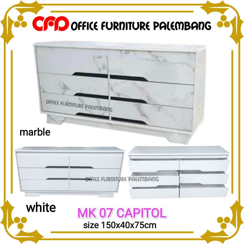 Jual meja tv mk 07 capitol buffet tv credenza rak tv minimalis rak drawer | Shopee Indonesia