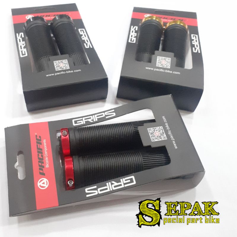 Jual Bicycle Handgrip lock / Hand Pad/ Handle Sepeda Karet Pacific ...