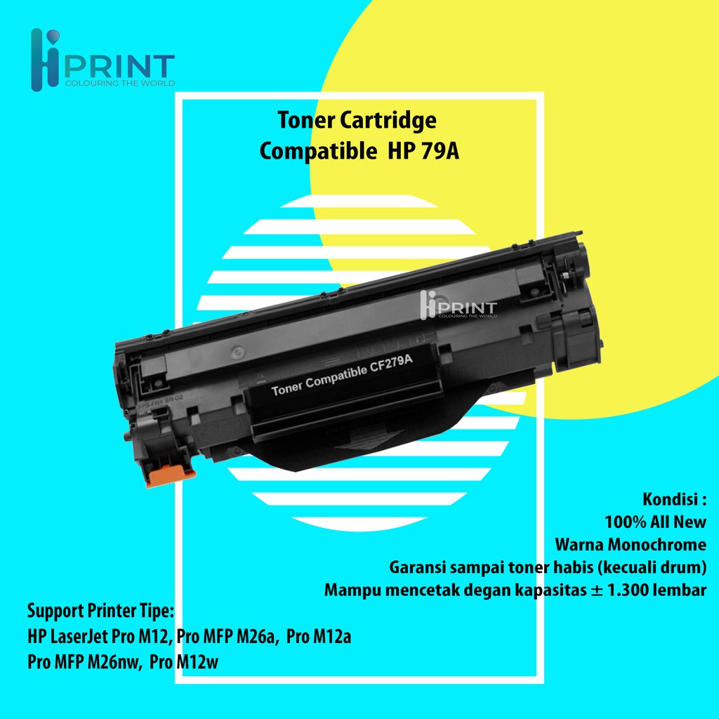 Jual Cartridge Toner Compatible HP CF279A 79A Printer LaserJet Pro M12w ...