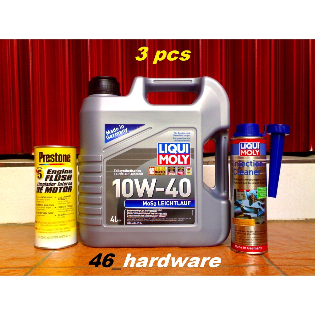 Jual LIQUI MOLY MOS2 Leichtlauf 10W40 BENSIN DIESEL GALON INJECTION ...