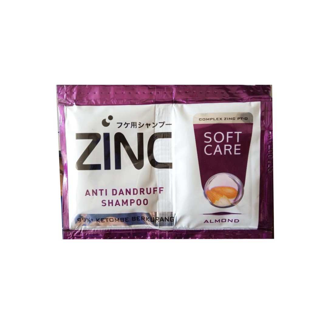 Jual SK Zinc Shampoo Sampo 10 ml Bundle Isi 12 Sachet Active Fresh Cool ...