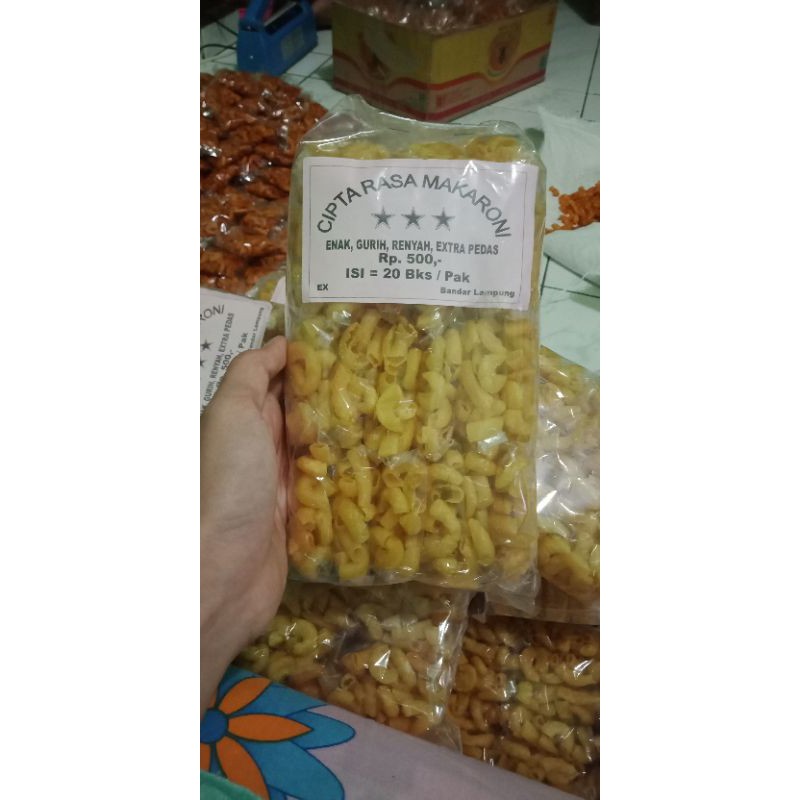 Jual Cemilan makaroni original.20pcs | Shopee Indonesia