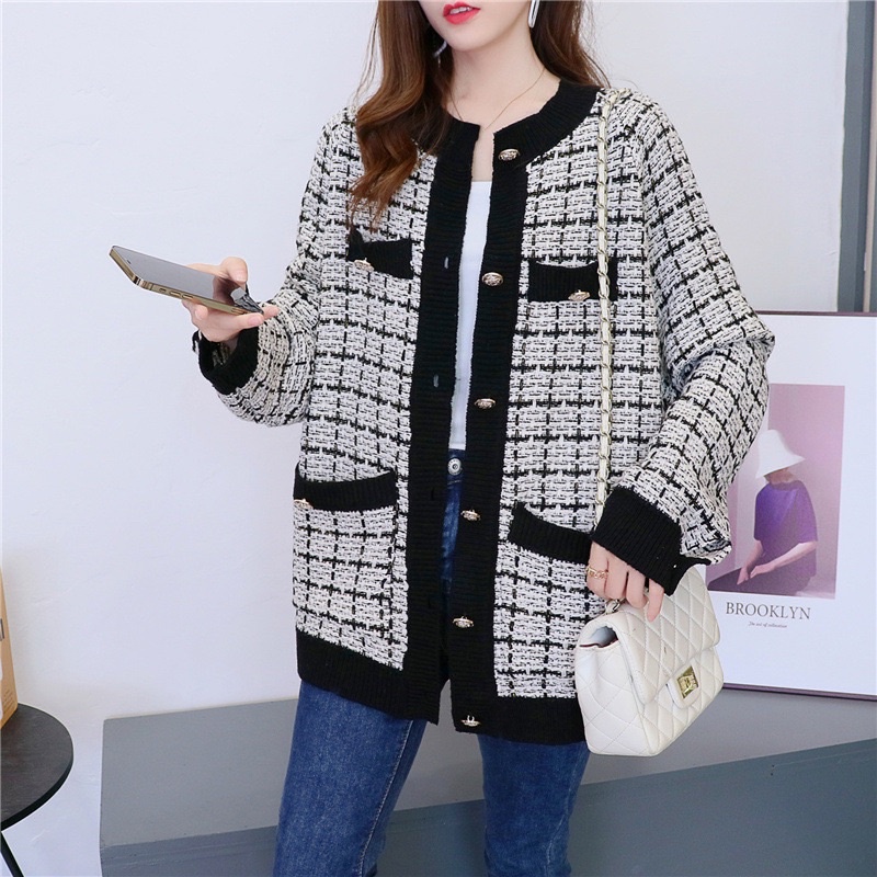 Jual CANARA - CARDIGAN KNIT ENZY KOREA FASHION IMPORT CARDIGAN Korean Outer/Outerwear/Cardigan ...