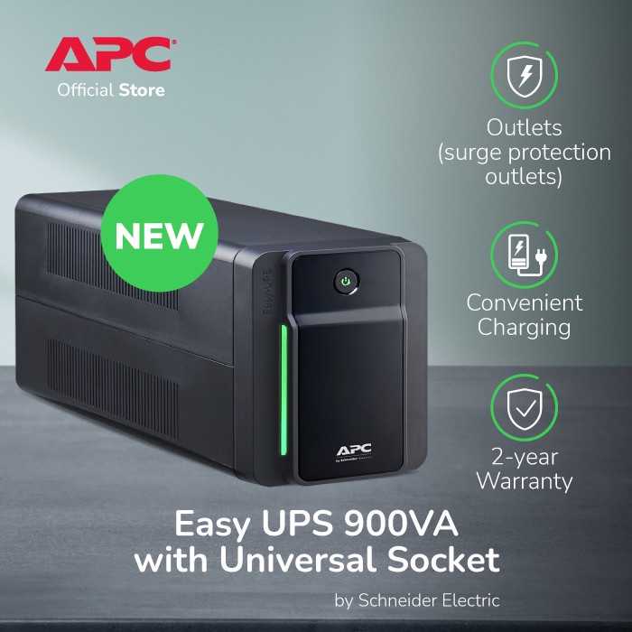 Jual UPS APC Easy UPS BVX 900VA 480W BVX900LI-MS | Shopee Indonesia