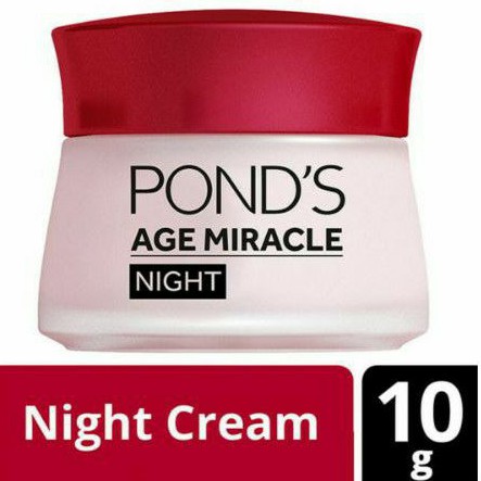 Jual (POND'S) Ponds Age Miracle Night Cream Jar 10g((PROMO)) | Shopee ...