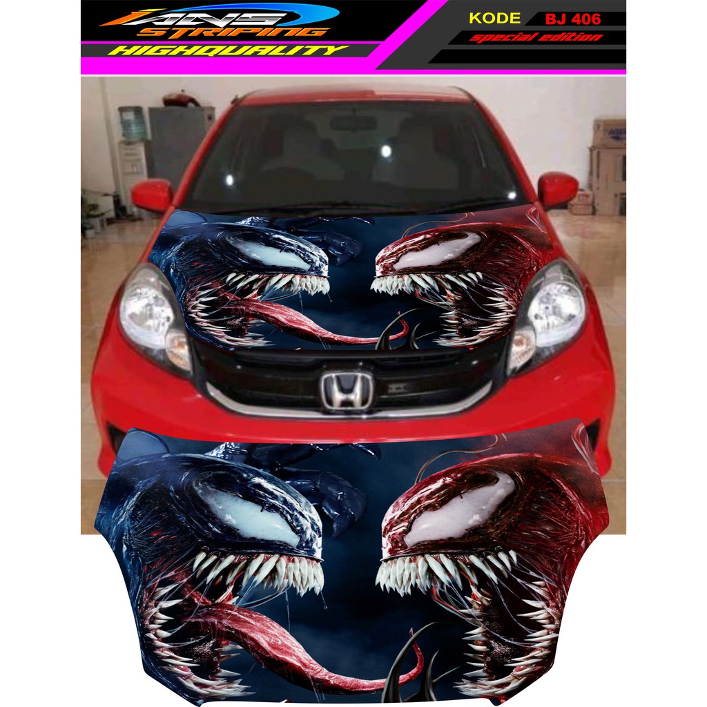 Jual STICKER KAP MOBIL BRIO, AGYA, JAZZ, AVANZA, INOVA / DECAL STIKER ...