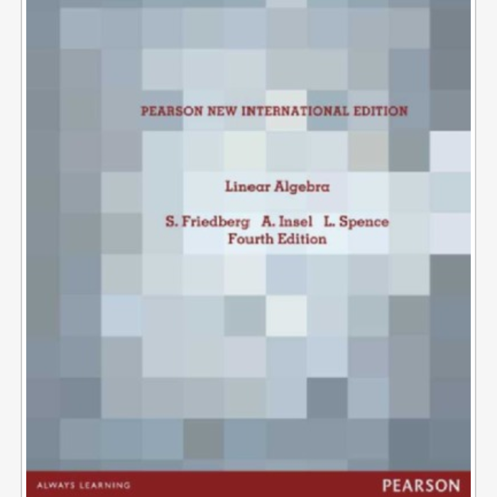 Jual Buku - Linear Algebra Stephen H. Friedberg, Arnold J. Insel ...