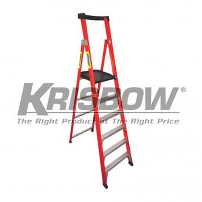 Jual [perkakas] - TANGGA LADDER PODIUM 8FT FIBERGLASS Krisbow 10054425 ...