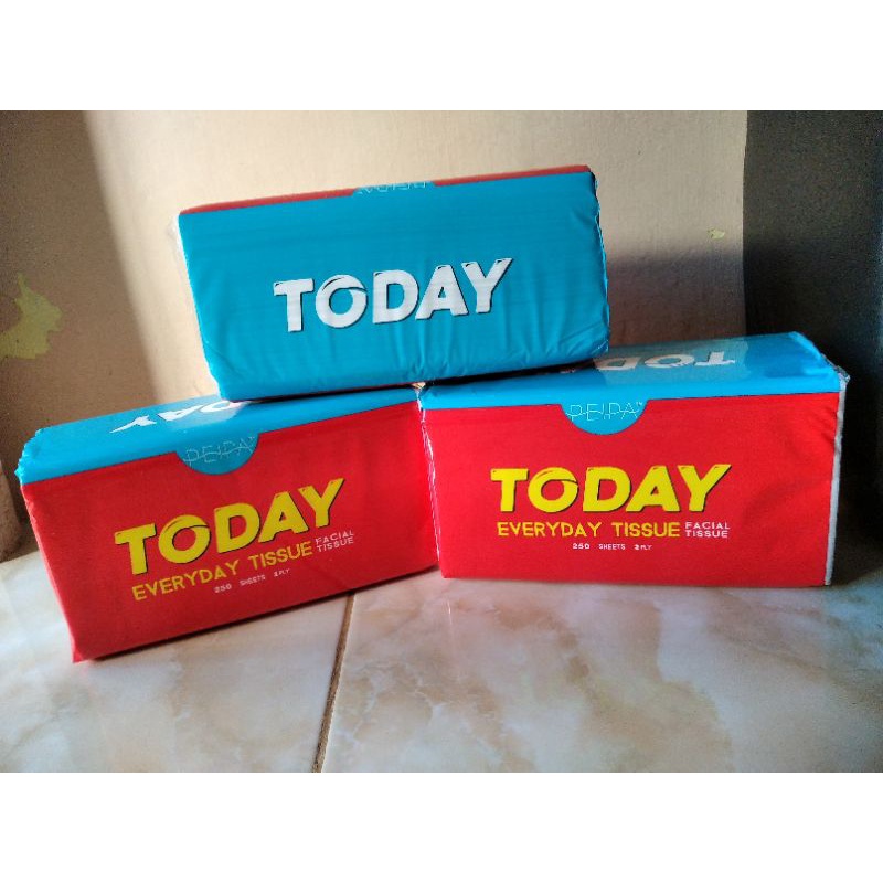 Jual TISSUE TODAY SIAP PAKAI 250 Sheet (2ply) | Shopee Indonesia