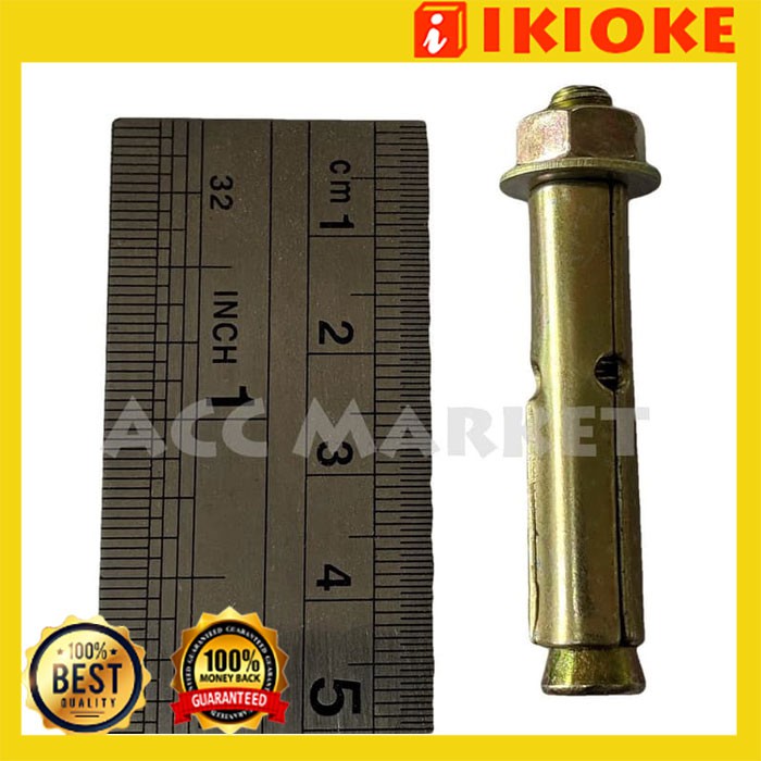 Jual Dynabolt Baut 8 mm x 40 mm Dinabor Tanam Jangkar Dyna Bolt Dinabol ...