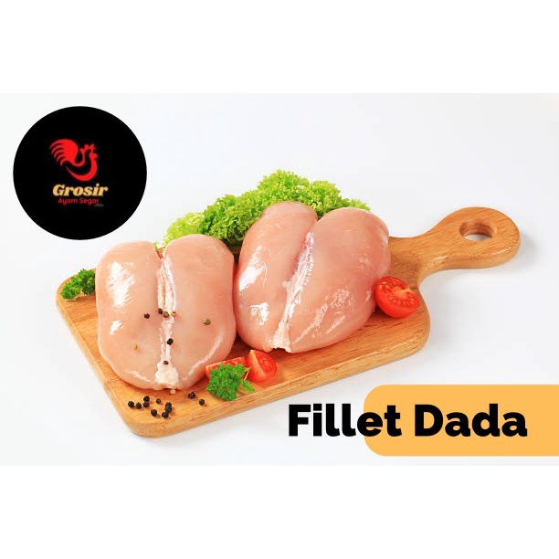 Jual Daging Ayam Dada Fillet Boneless Tanpa Kulit 1Kg | Shopee Indonesia