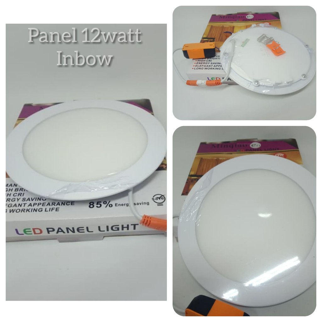 Jual Downlight panel LED light slim 12w 12 Watt 12watt inbow lubang ...