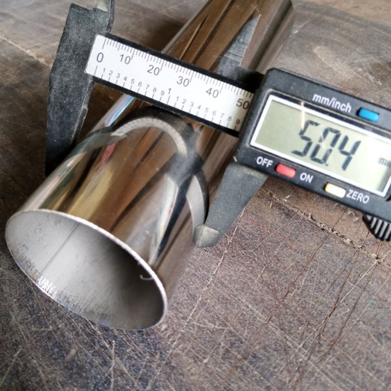Jual Pipa Bulat Stainless OD 50 mm 2 inch Tebal 1,2 mm Harga per 10 cm ...
