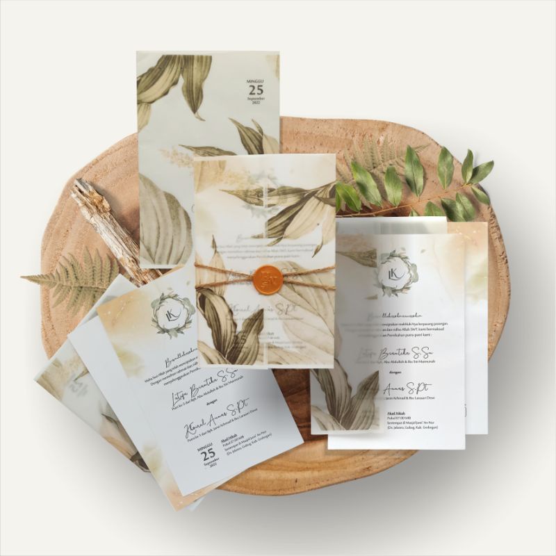 Jual Undangan soft cover rustic by Undangan Samawa | Shopee Indonesia