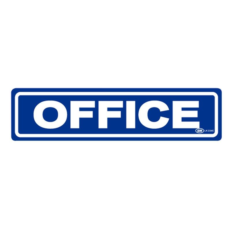 Jual Papan Tanda / Sign Board / Label Acrylic OFFICE LK 224 C | Shopee ...