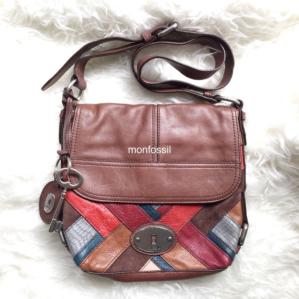 Jual TAS FOSSIL MADDOX DARK PATCHWORK PW CROSSBODY PRELOVED | Shopee ...