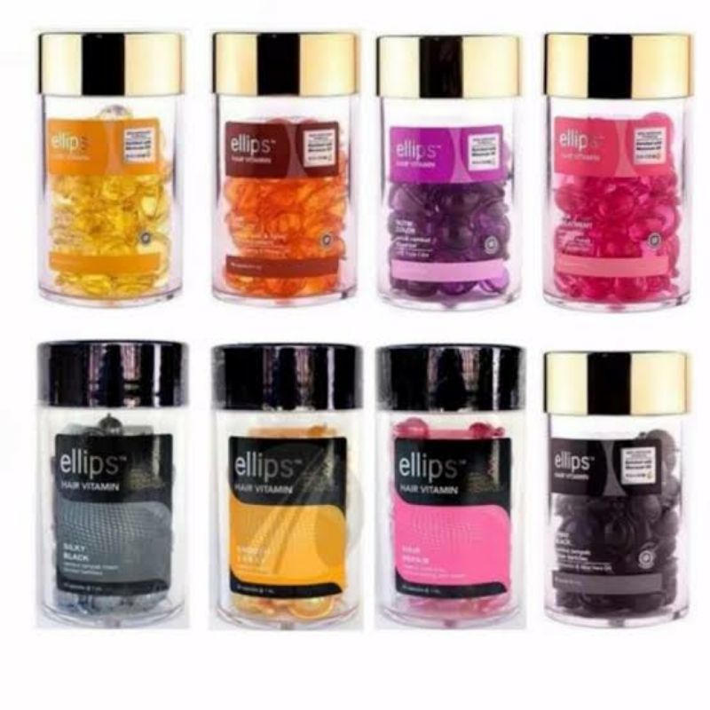 Jual ELLIPS HAIR VITAMIN KEMASAN BOTOL ISI 50 KAPSUL 100% ORIGINAL ...