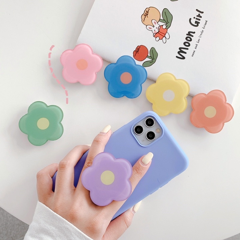 Jual POPSOCKET KOREAN FLOWER SERIES / PHONE HOLDER / PHONE GRIP ...