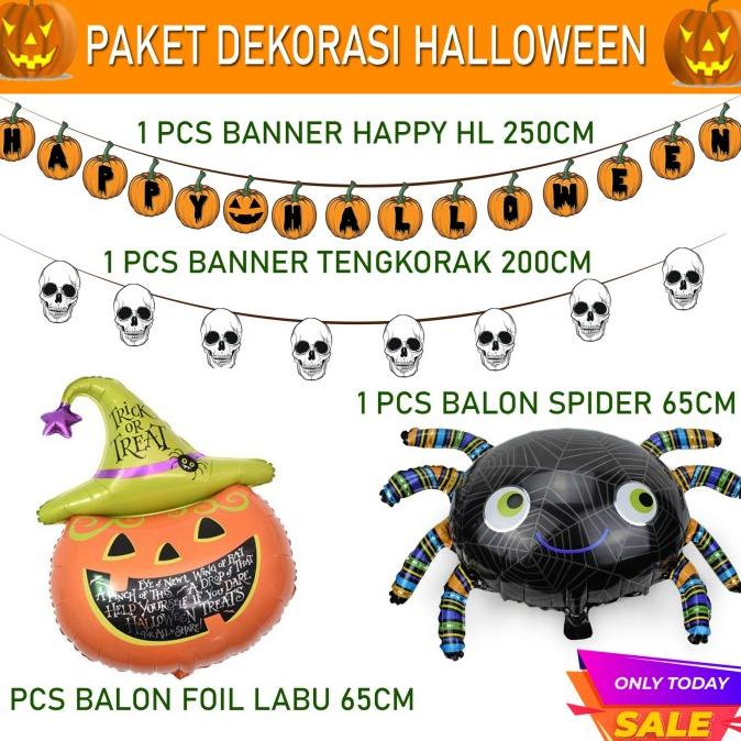 Jual Paket Dekorasi Hallowen Halloween Decor Pack | Shopee Indonesia