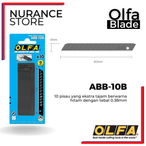 Jual REFILL BLADE OLFA ABB-10B UNTUK CUTTER OLFA SPC-1 XA-1 SVR-1 SVR-2 | Shopee Indonesia