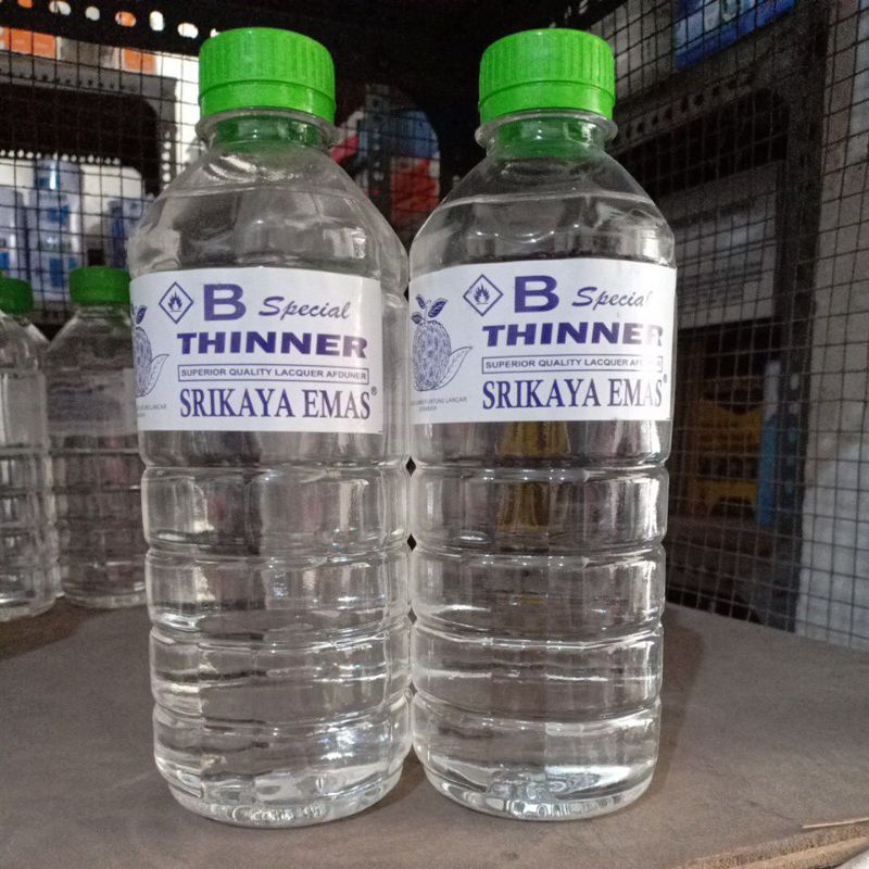 Jual Thinner B Spesial 500ml , Pengencer Cat, pencampur cat kayu dan besi ( khusus gojek dan ...