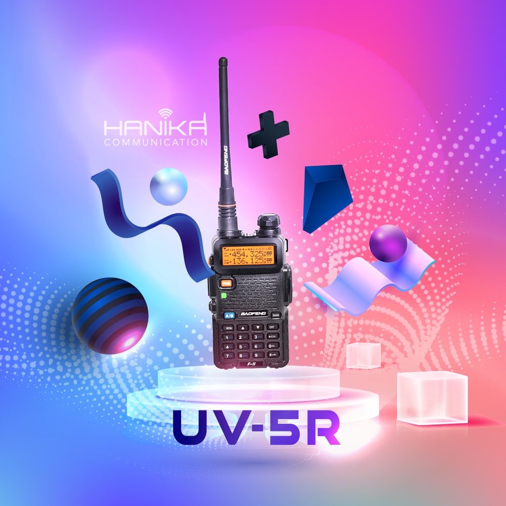 Jual HT UV-5R Dual Band Baru Ori Garansi UV5 BF-UV5R BFUV5R Taf Pofung ...