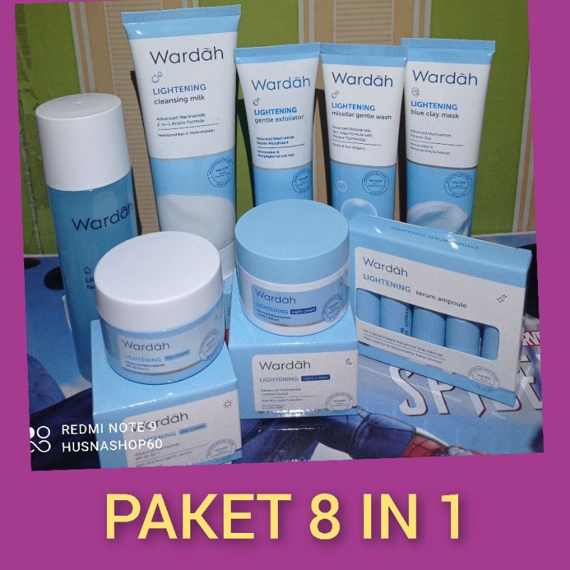 Jual Paket Wardah Lightening Lengkap / 1 Paket Lengkap Komplit Sepaket Murah Untuk Kulit Normal ...