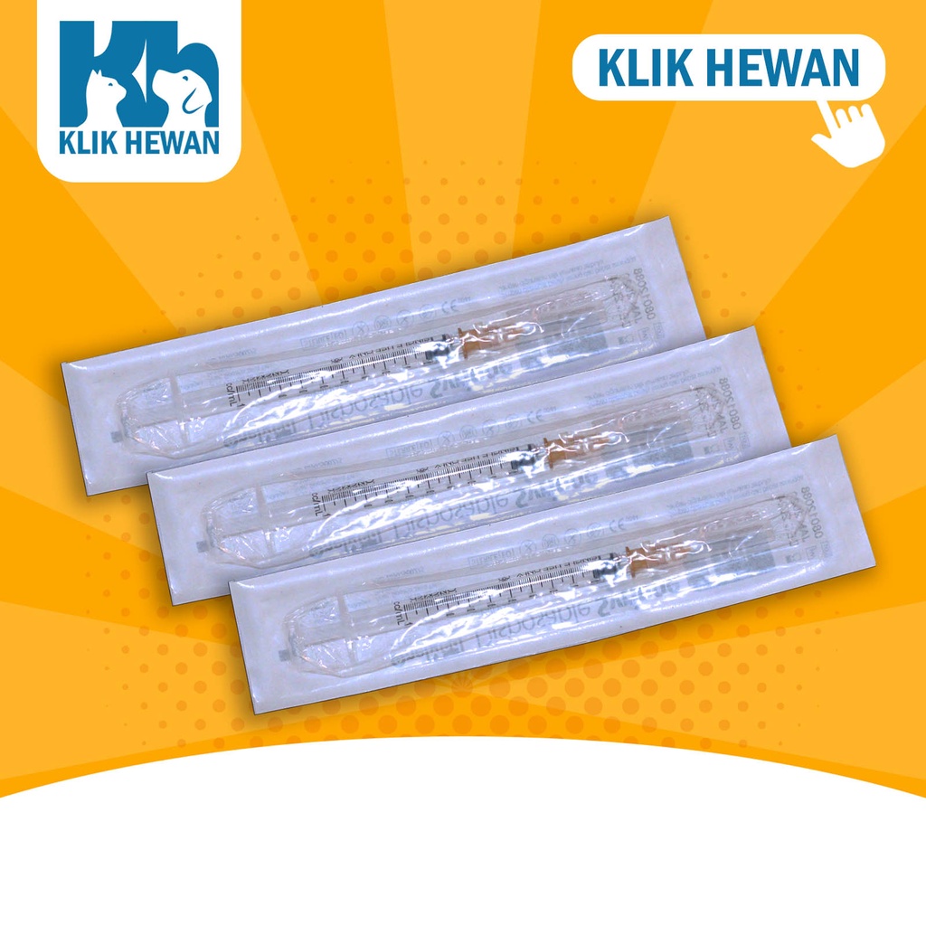 Jual Spuit Spet Suntikan Spetan Hewan Anjing Kucing 1 ML Tanpa jarum ...