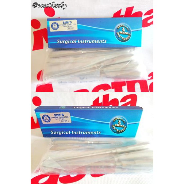 Jual Sendok Curette kuret Curet Uterine Curettes SIMS Renz | Shopee ...