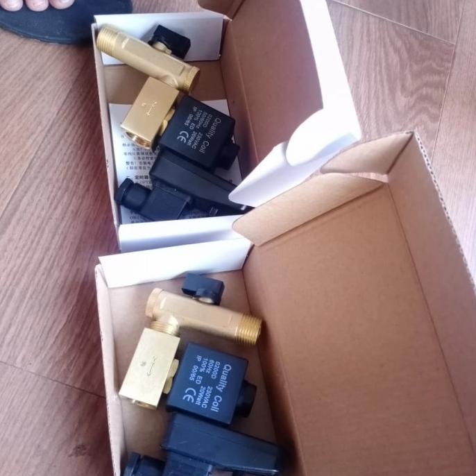 Jual solenoid autodrain Valve 1/2" / solenoid timer 1/2" / timer drain ...